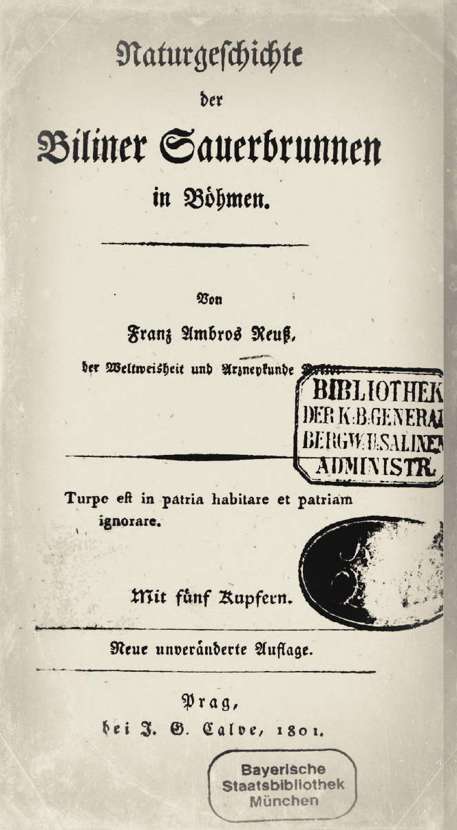 Dejiny lázeňských pramenů společnosti BHMW a.s. - Muzeum Bílinská ...