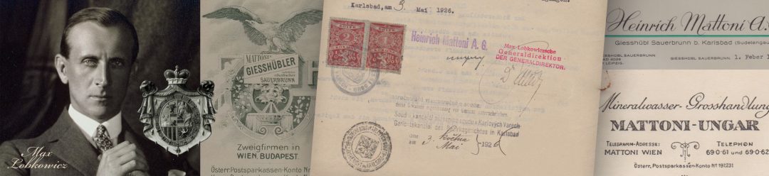 Max Lobkowicz kupuje firmu Mattoni A.G. | Muzeum Bílinská kyselka ...